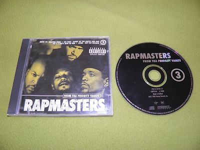 Rapmasters From Tha Priority Vaults V.3 - IMPORT [PA] CD Rap / Ice Cube ...