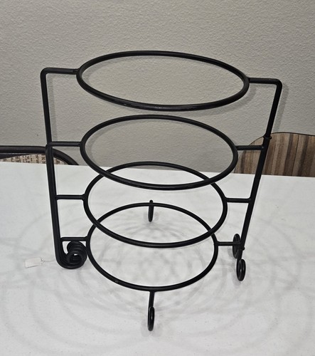Vintage 4 Tier Metal Swivel Wire Pie Plate Cooling Rack Display | eBay