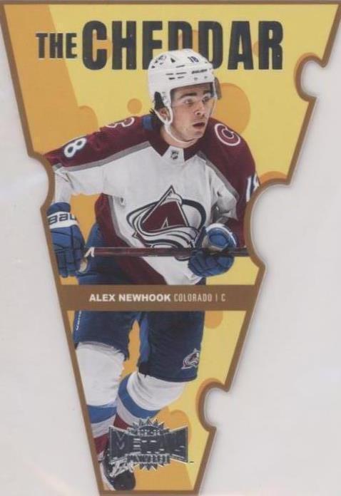 2021-22 Skybox Metal Universe - The Cheddar Alex Newhook #TC-28 (RC ...