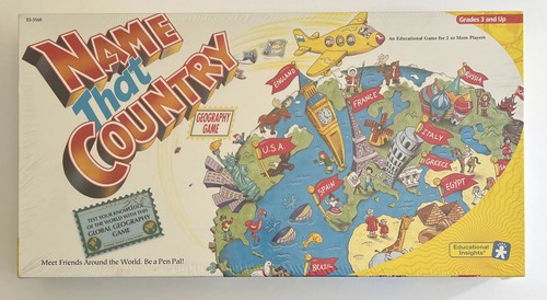 NEW Name that Country Board Game Geography Educational Insights (2000 ...