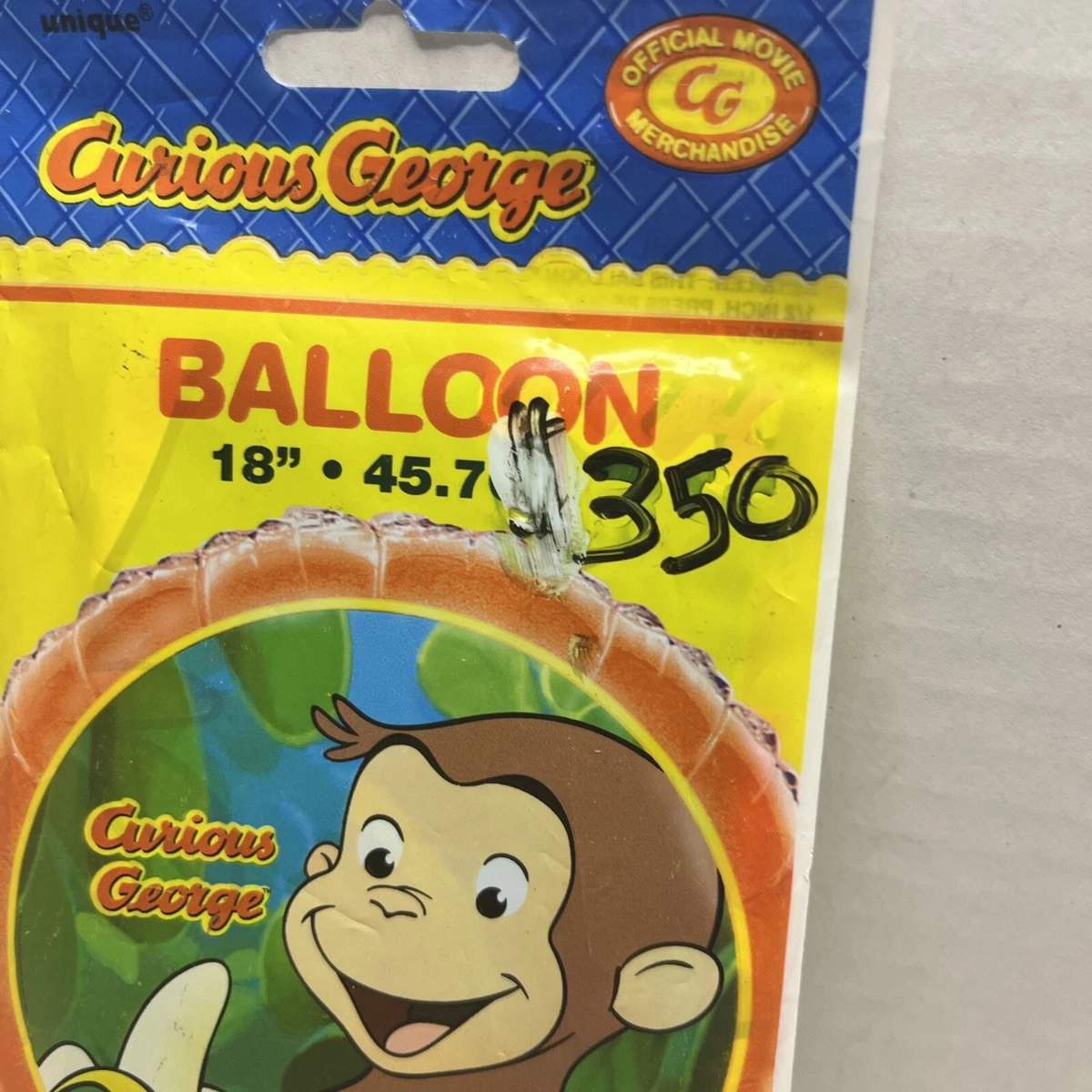 Curious George Foil Balloons