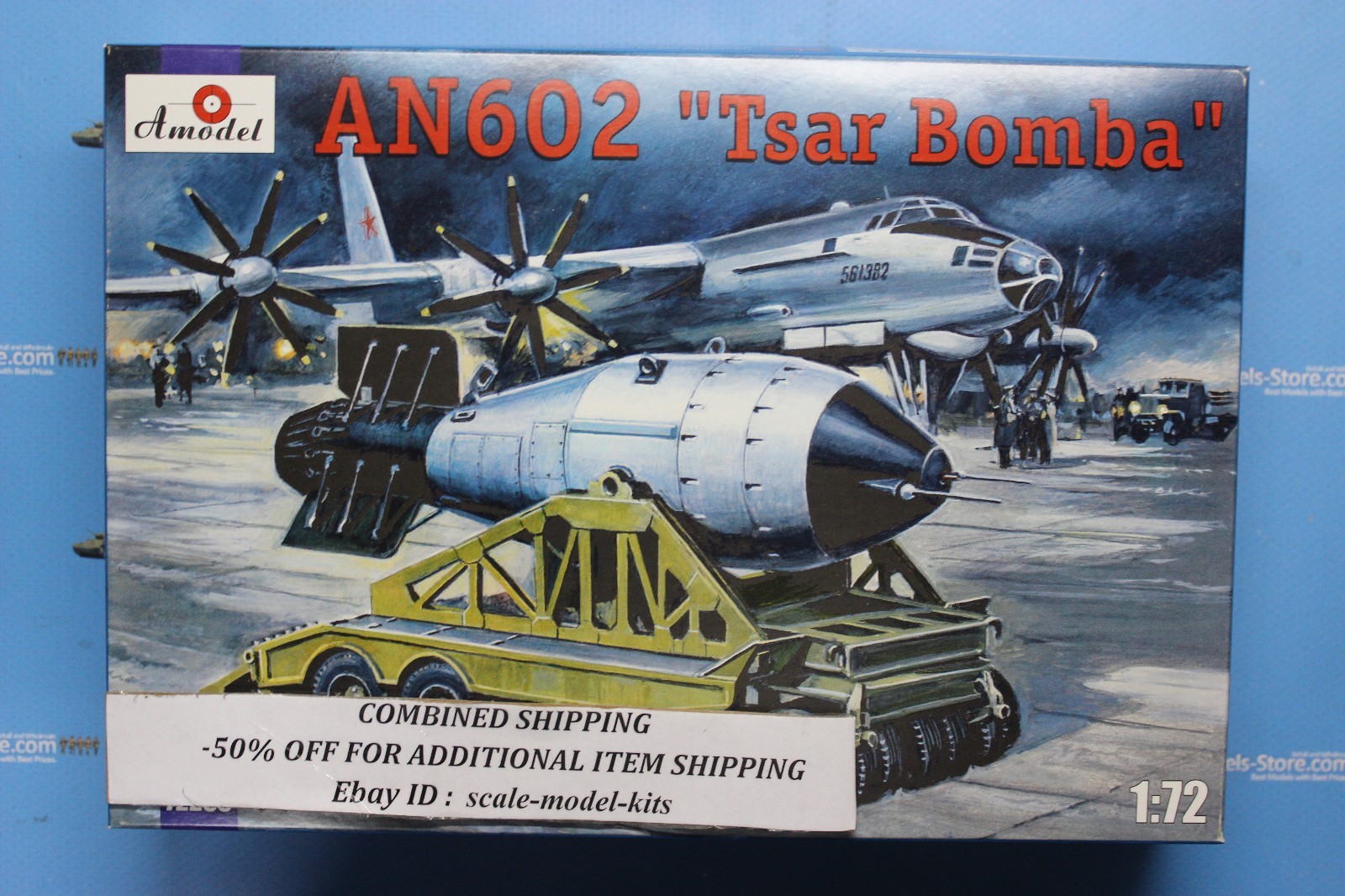 Amodel 72265 - 1/72 AN602 TSAR Bomba, scale plastic model kit | eBay