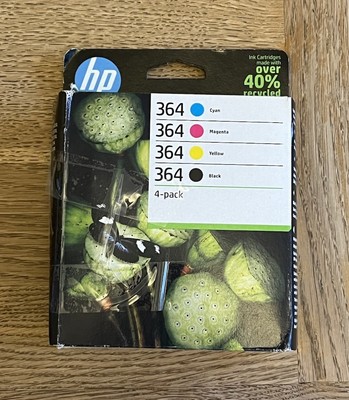 Genuine HP 364 Ink Cartridges Black Cyan Magenta Yellow Multipack ...