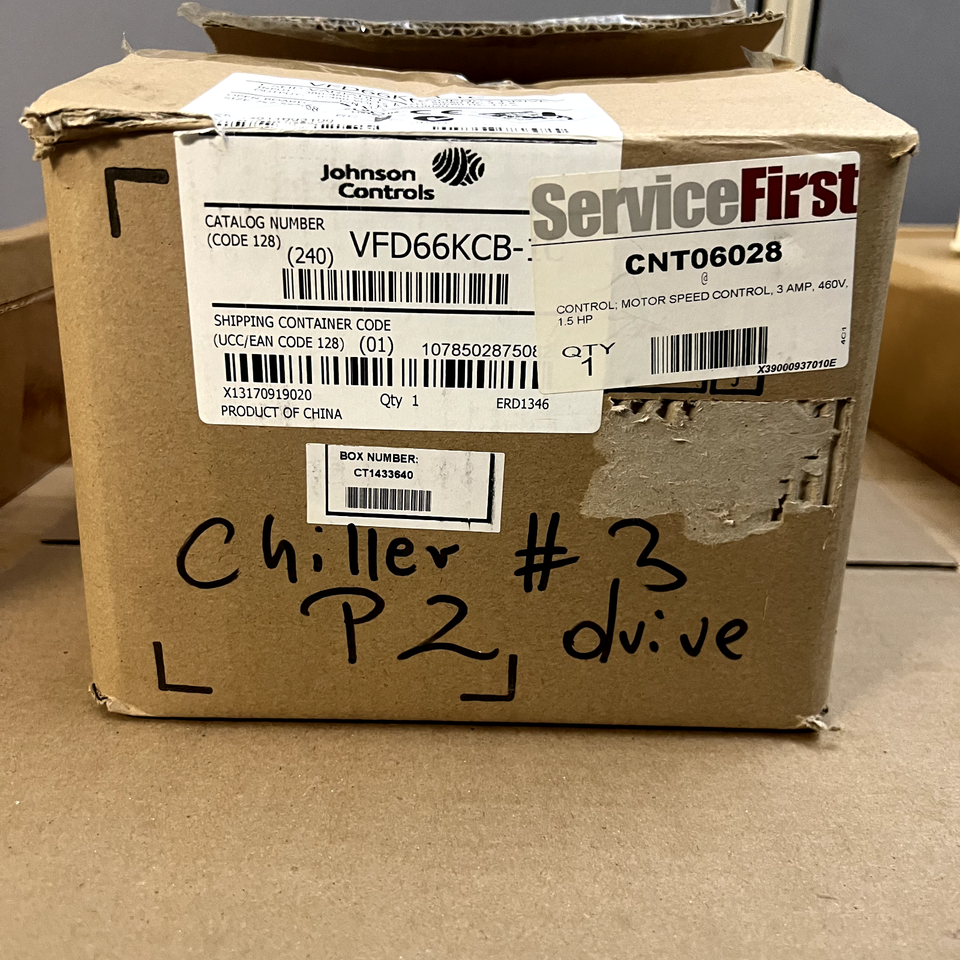 Johnson Controls 1.5HP Variable Frequency Drive VFD66KCB-1C - NEW | eBay