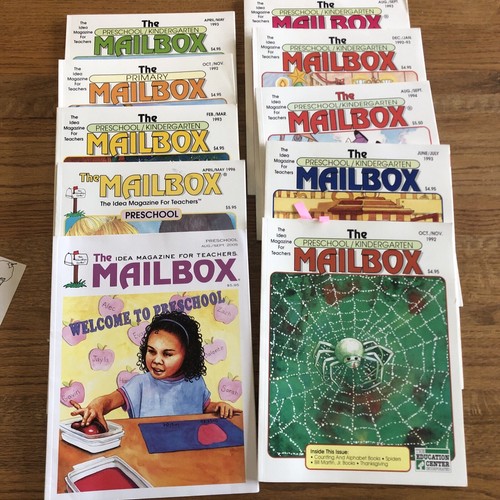 The Mailbox Idea Magazine 1990s Lot of 10 Issues Teacher Homeschool ...