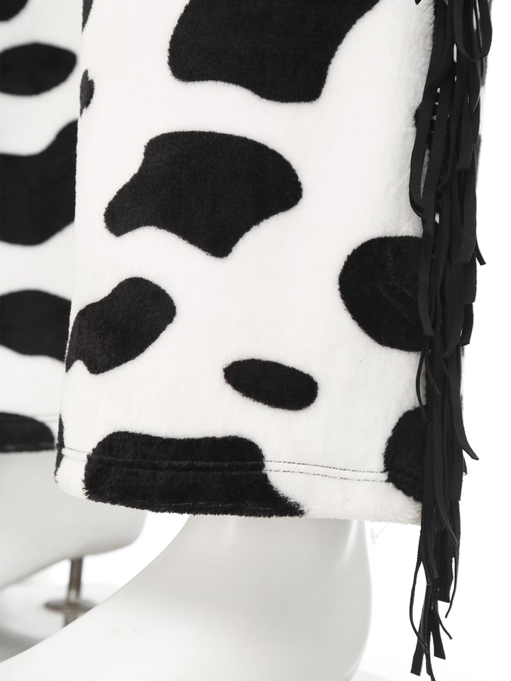 Mens Trousers Cowboy Bottoms Rave Pants Open Clubwear Biker Riding ...