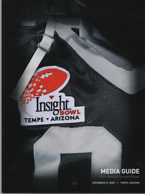 2008 Insight Bowl Media Guide Kansas Jayhawks vs Minnesota Golden ...