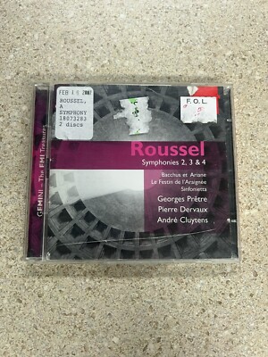 ALBERT ROUSSEL - Roussel: Symphonies 2, 3 & 4 / Bacchus Et Ariane CD ...