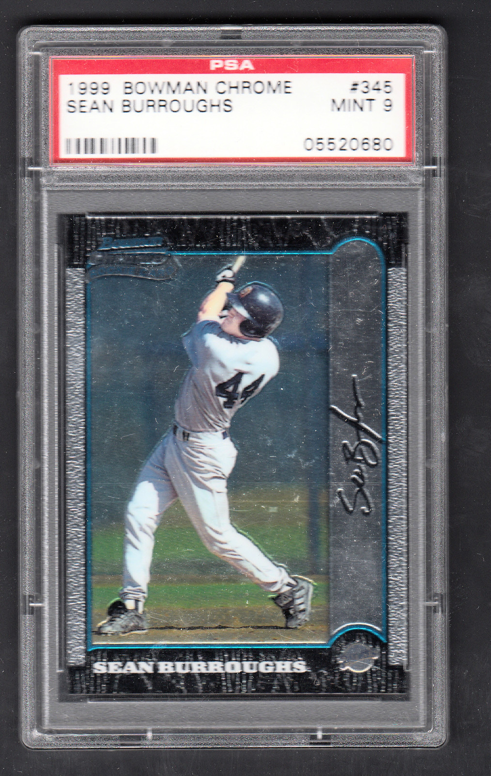 Sean Burroughs 1999 Bowman Chrome Rookie Card #345 Padres PSA 9 MINT | eBay