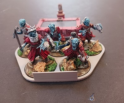 5 Undead Cultist & Alter 28mm Skirmish, Roleplay, D&D, Pathfinder | eBay