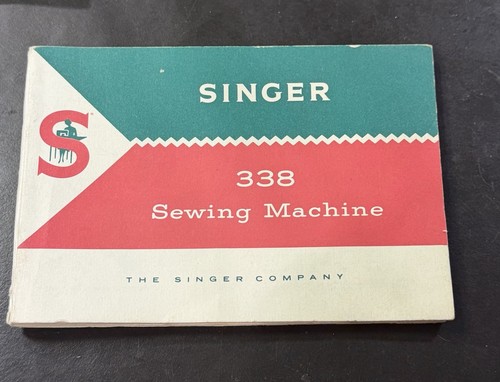 Vintage Singer 338 Sewing Machine Manual Booklet | eBay