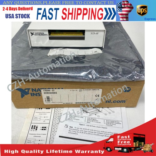 NEW National Instruments SCB68 SCB-68 Shielded I/O Connector Terminal ...