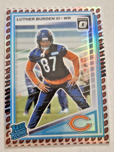 Luther Burden III - 2025 Panini Donruss Optic Rated Rookie Football ...