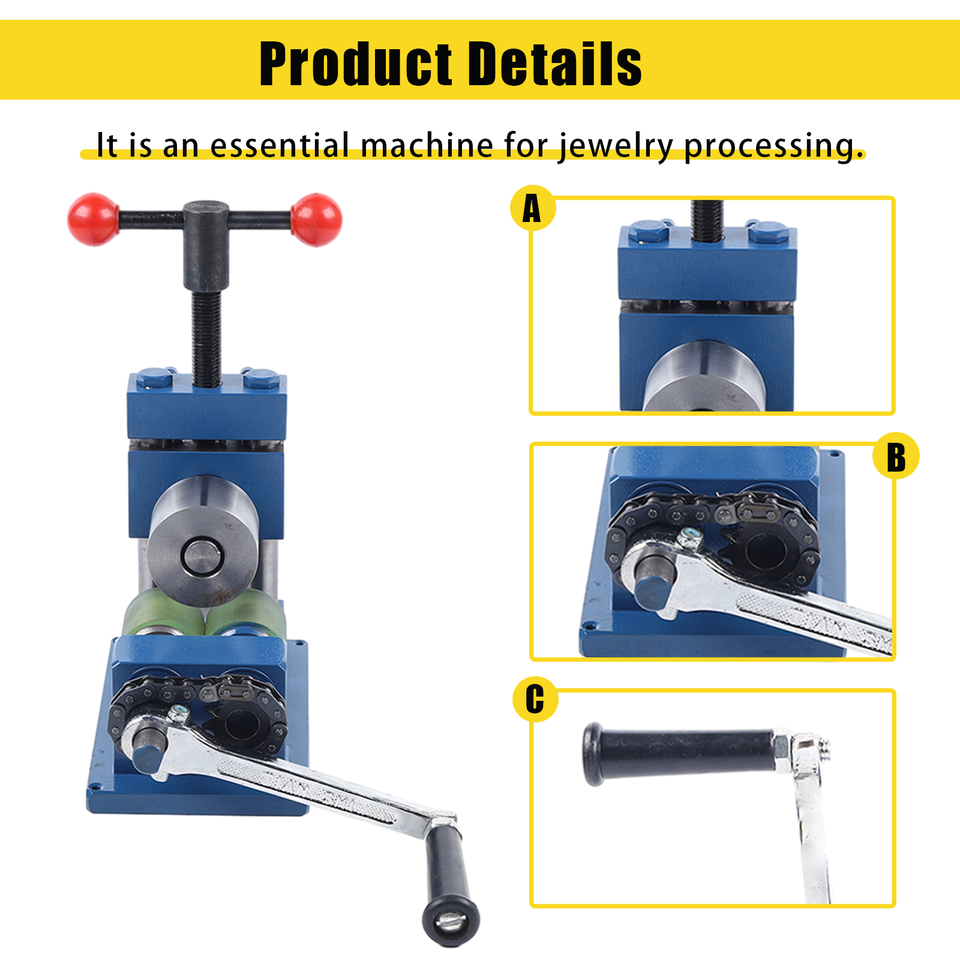 Hand Crank Ring Bracelet Bending Grinding Machine Tool Jewelry Ring ...