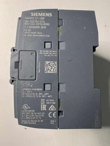 Siemens Simatic S7-1200 6ES7 222-1XF32-0XB0 Compact SM-1222 RLY (CO ...