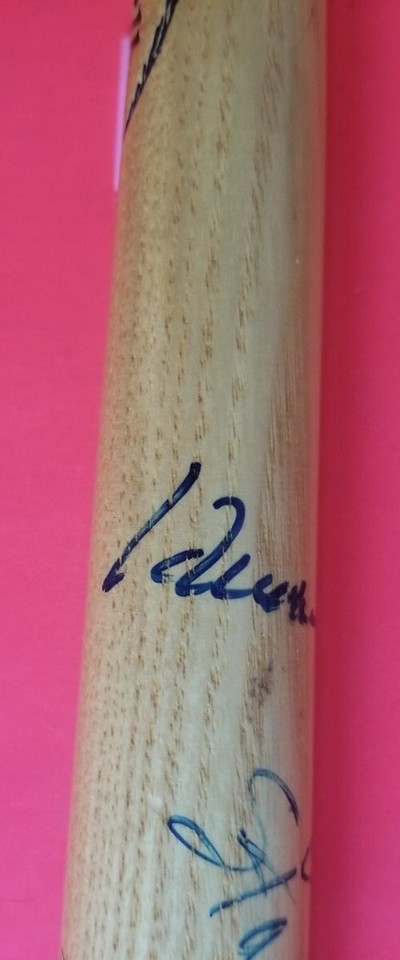 HANK AARON, STAN MUSIAL, JOHNNY MIZE SIGNED MINI BAT jsa psa BECKETT ...