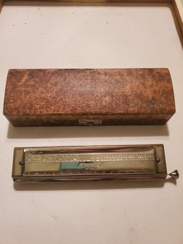 Vintage M. Hohner 64 Chromonica 4 Chromatic Octaves Harmonica Germany ...