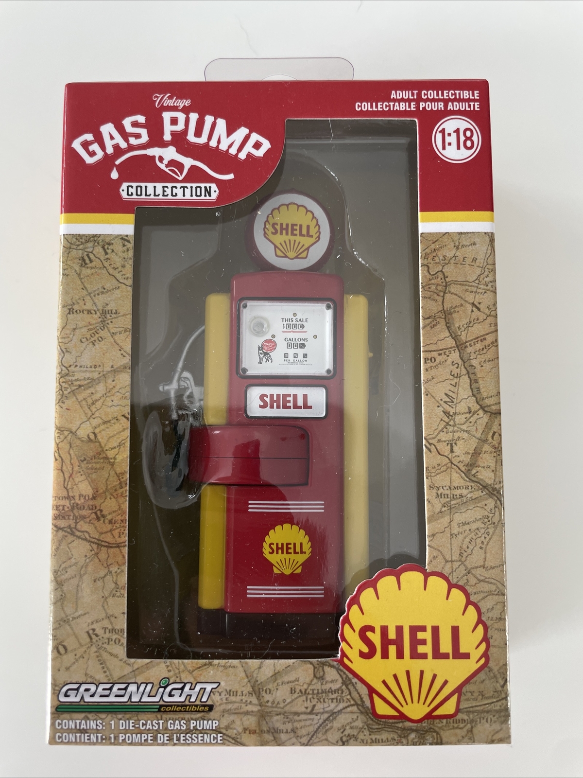 Greenlight 1:18 - 1954 Tokheim 350 Twin Gas Pump Shell Oil | eBay