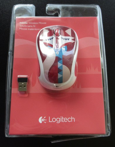 LOGITECH wireless mouse M325c with receiver 910-004442 (Francesca Fox ...