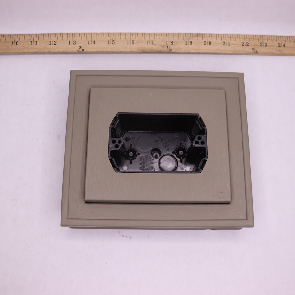 Mid America Mountmaster Electrical Block 958 Smokey Ash 7" x 8 ...