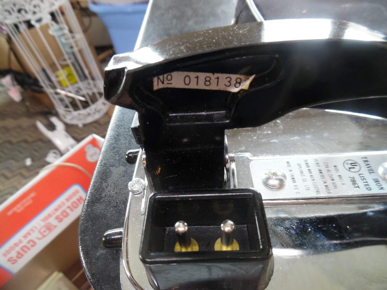 Vintage Wan nien Travel iron model WNEI-A | eBay