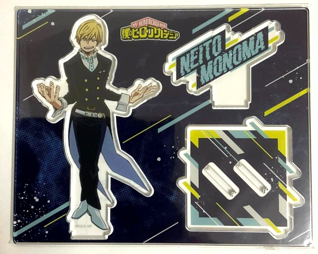 My Hero Academia PLAZA Acrylic Stand Figure Neito Monoma Horikoshi Jump ...