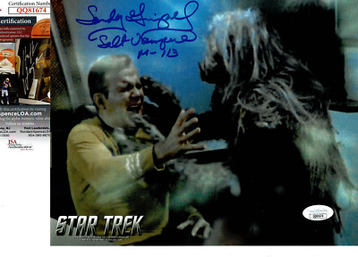 Star Trek Salt Zombie Sandy Gimpel autograph photo attacking Shantner ...