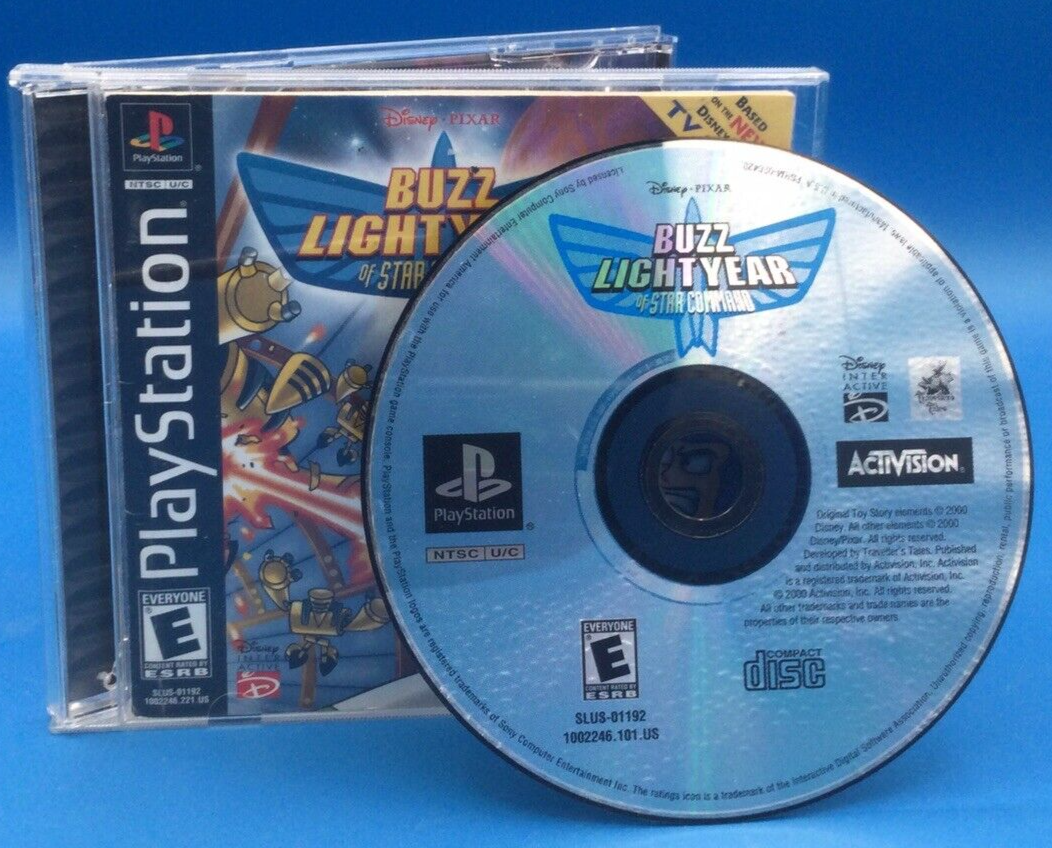 SONY Playstation 1 PS1 Buzz Lightyear Of Star Command 2000 TESTED ...