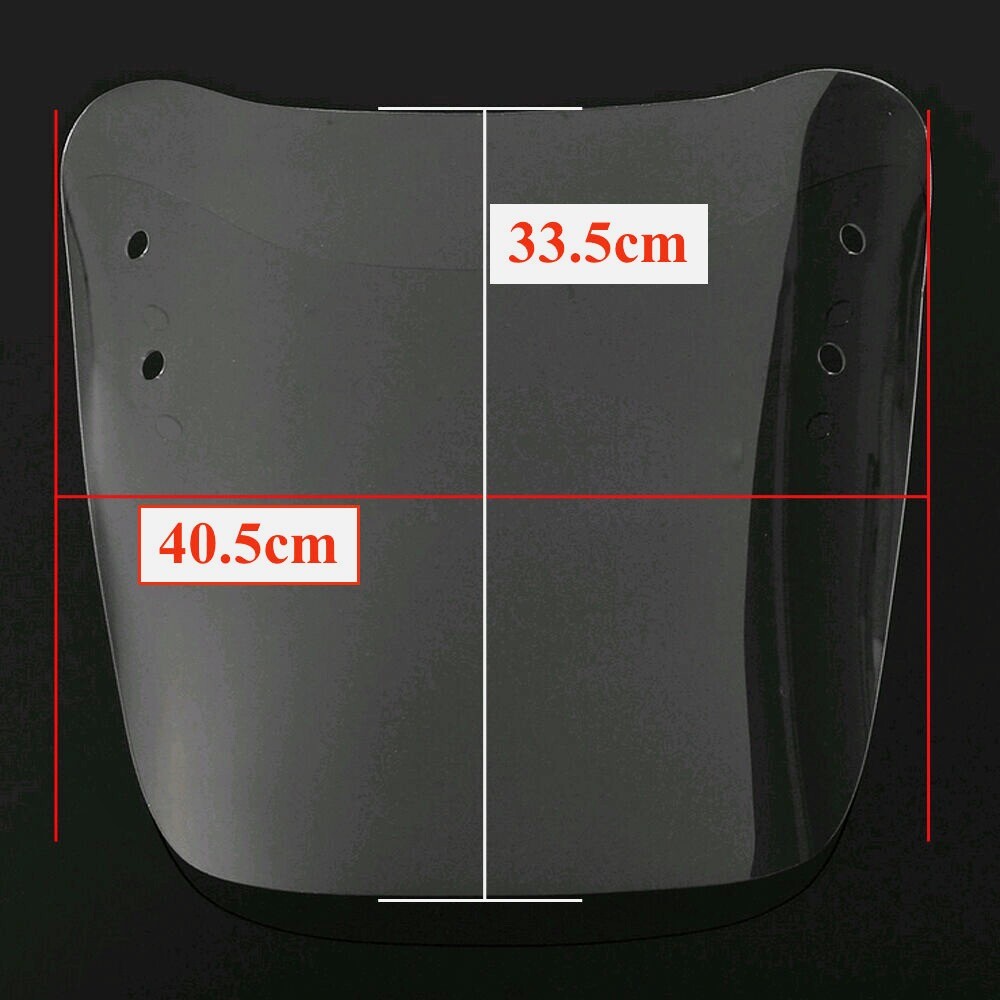 MOTORCYCLE WINDSCREEN WIND DEFLECTORS SCRATCH RESISTANT SCOOTER ...