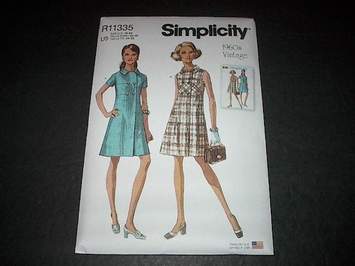 Simplicity Pattern 9466 Misses' 1960s Vintage Dress with Variations 16 ...