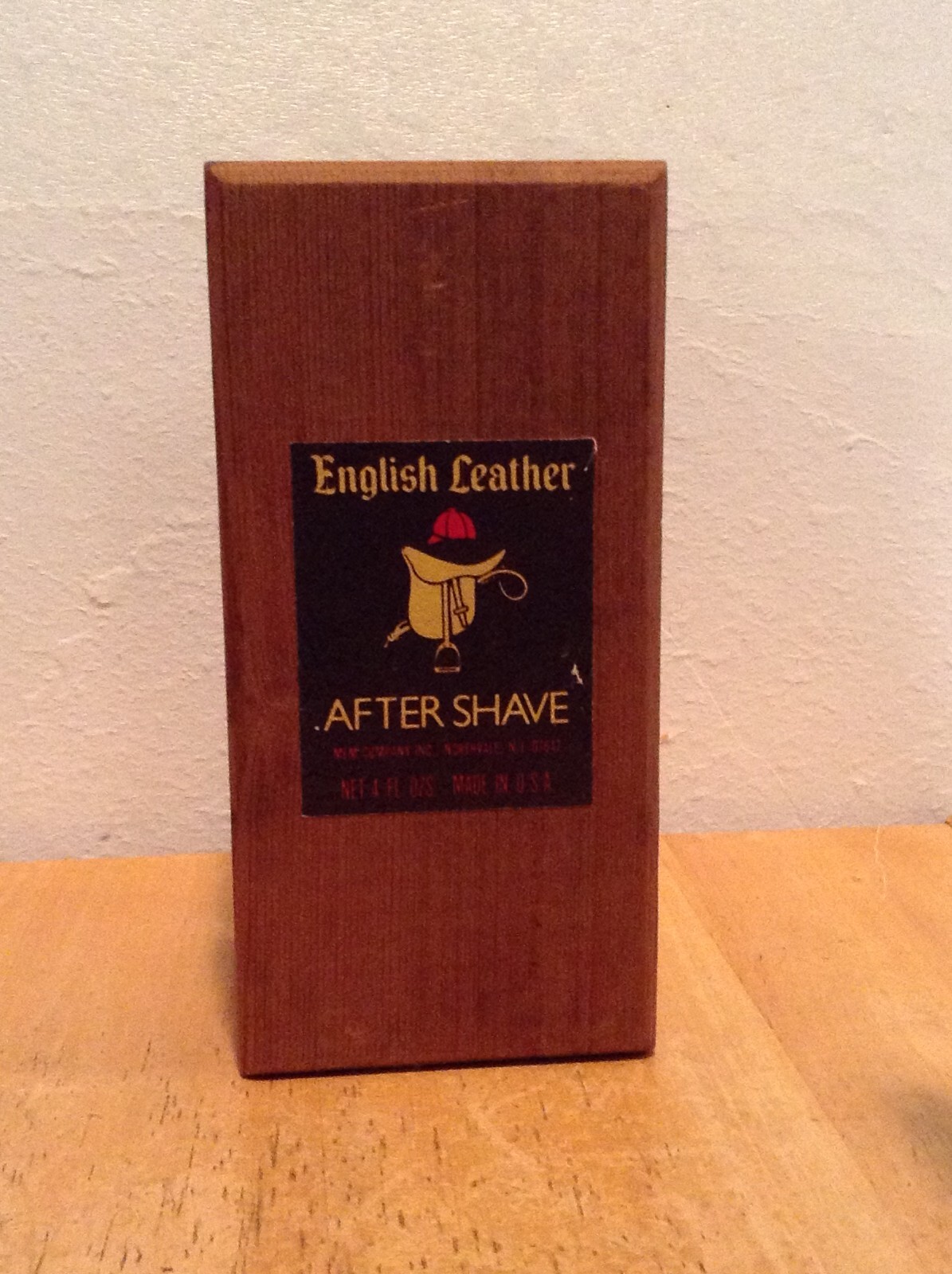 Vintage EMPTY BOX for English Leather After Shave 2.5" x 5 1/4" x 2.5 ...