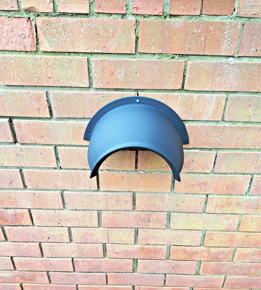 Cowl Guard-Boiler Flue Rain Cover - Black | eBay UK
