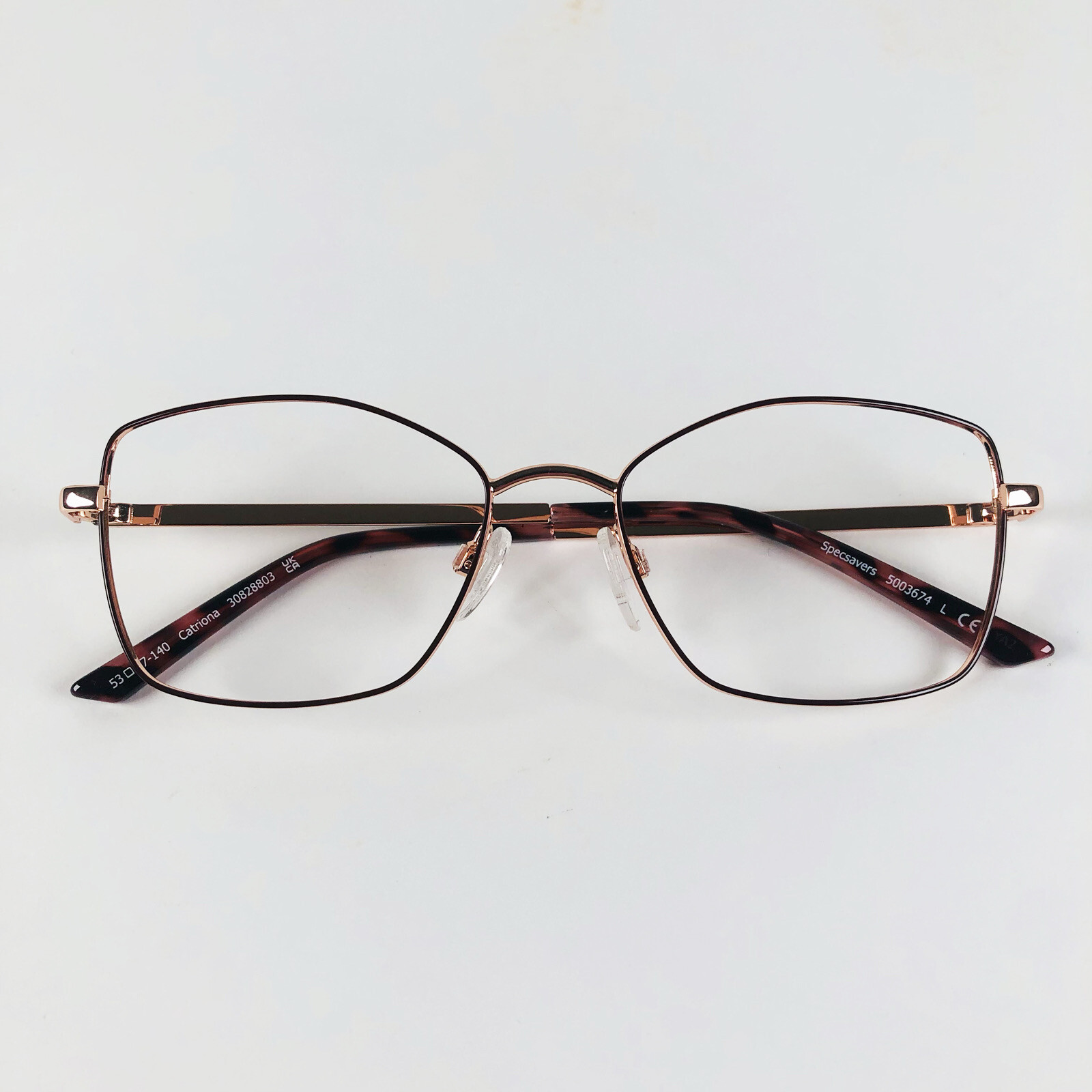 SPECSAVERS eyeglasses RED SQUARE glasses frame MOD: CATRIONA 30828803 ...