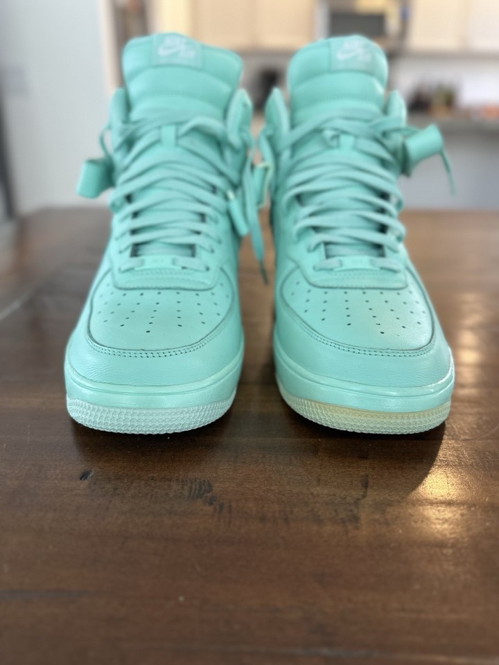 Nike Air Force 1 High Men’s Size 12 Aqua Teal Blue NIKEiD Custom ...