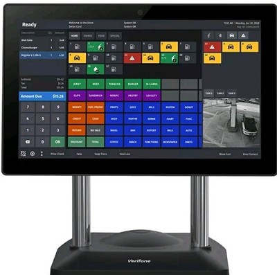 VERIFONE C18 WORKSTATION TERMINAL NA WITH 18.5 IN TOUCHSCREEN DISPLAY ...