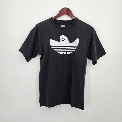 Adidas Originals Shmoo Trefoil Ghost Shirt Men's Size Small Black ...