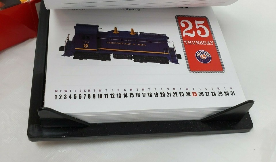 Time Factory Lionel Trains 2002 Daily Desk Top Calendar | eBay