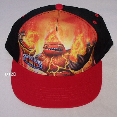 Skylanders Giants Hot Head Boys Printed Flat Peak Style Cap Hat One ...