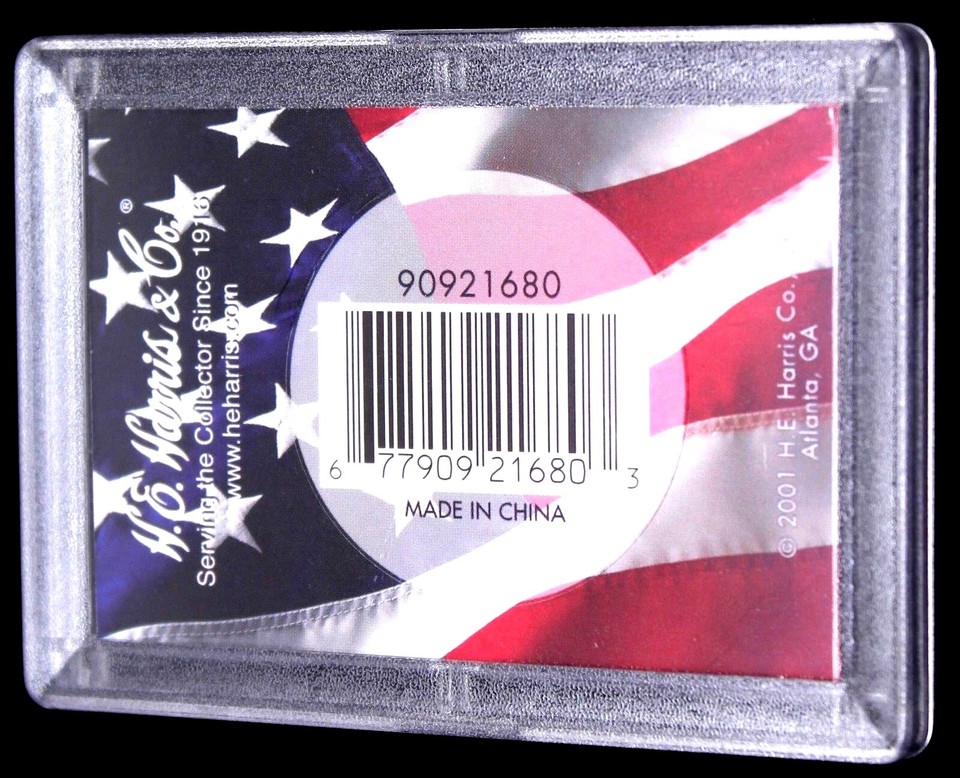 American Silver Eagle Coin Plastic Display Case w Flag Frosty Edges | eBay