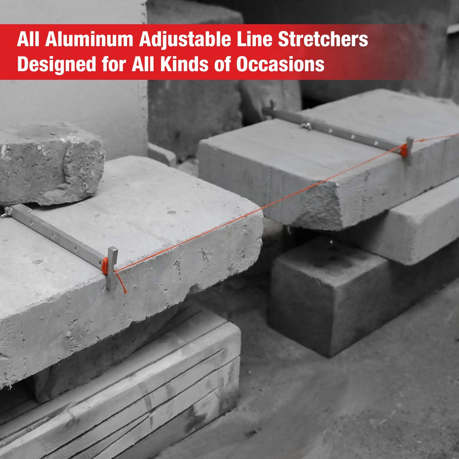 Goldblatt Masonry Nylon String Line Set Stretchers Grout Bag Braided ...