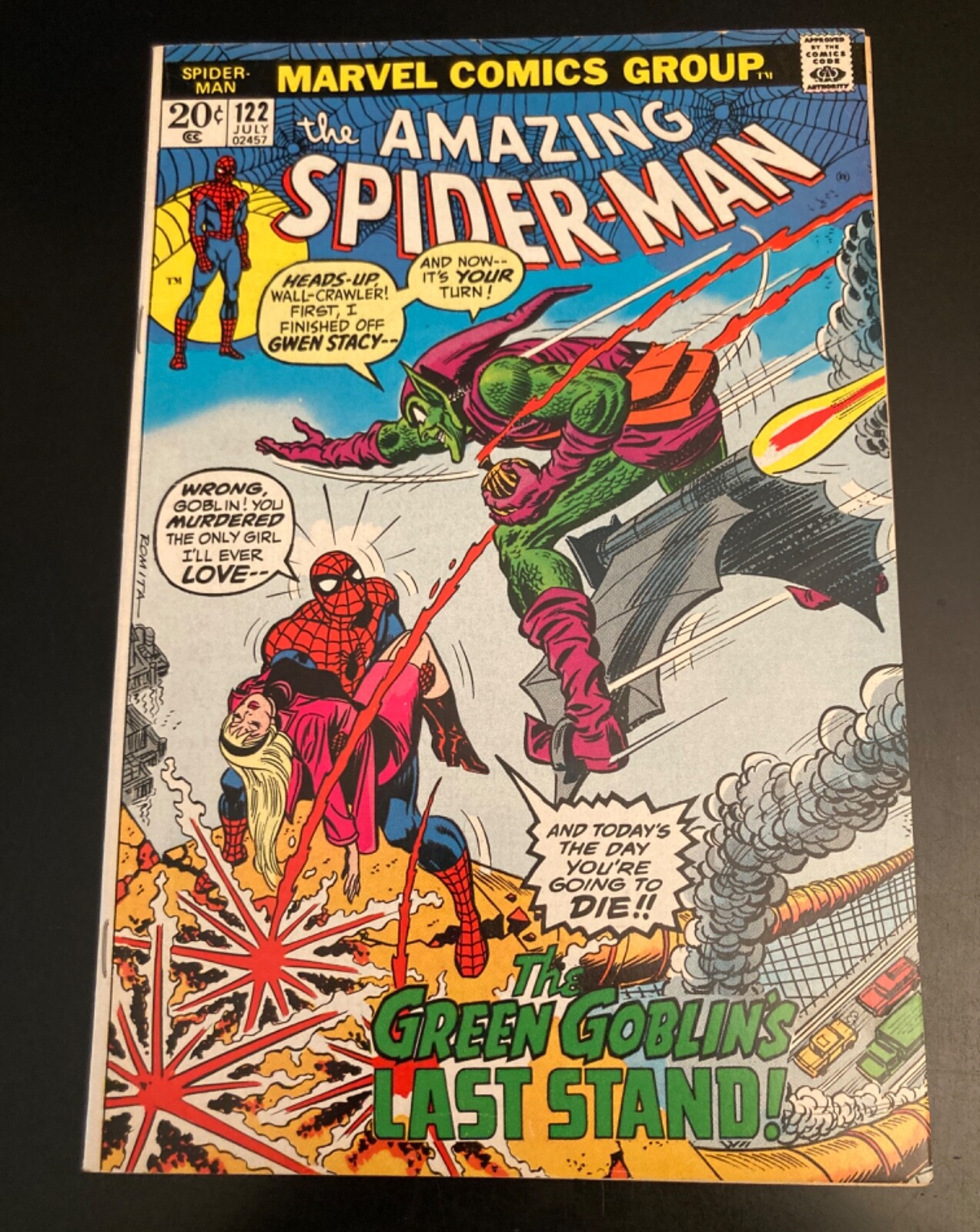 AMAZING SPIDER-MAN #122 *Big Gwen/Goblin Key!* (VF) *Very Bright ...