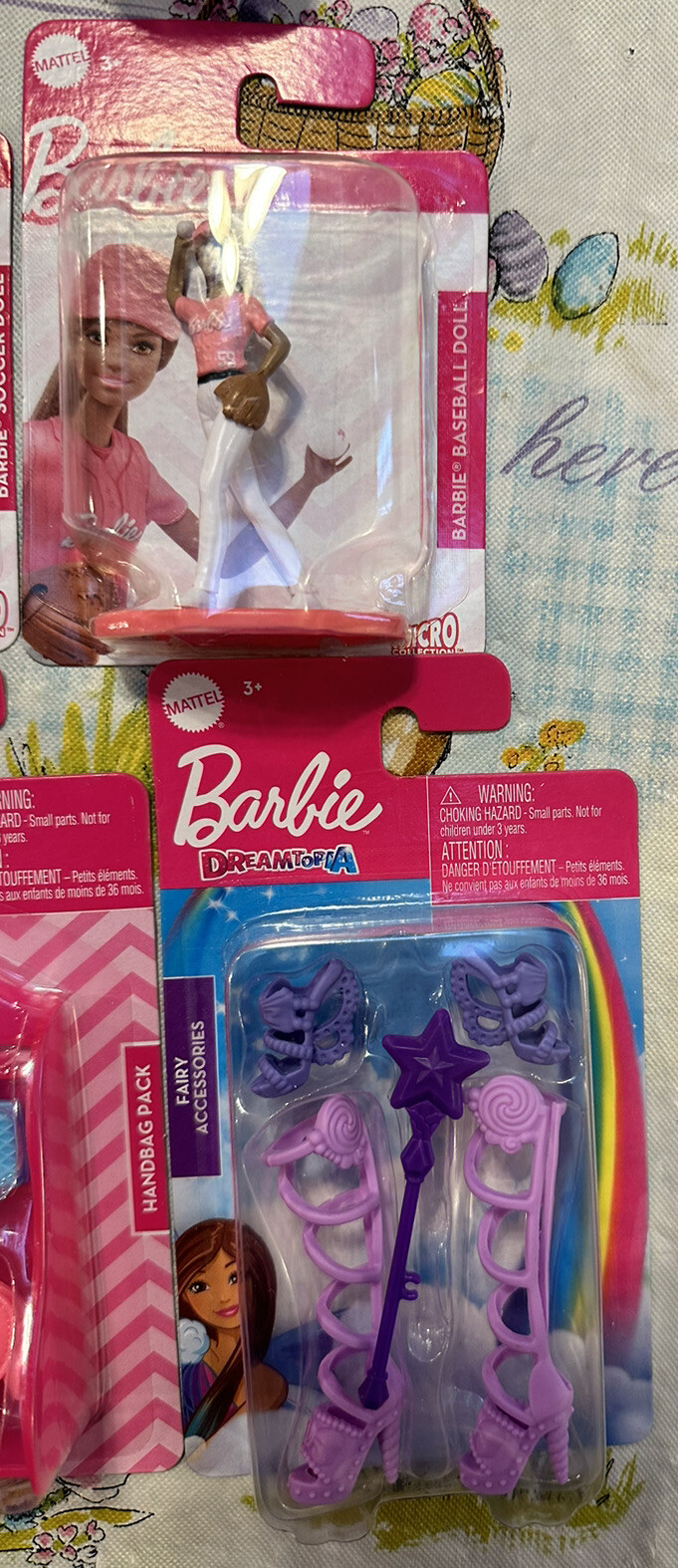 Huge Lot of 14 Mattel Barbie Micro Doll Toy Sports, Fairy & Princess ...
