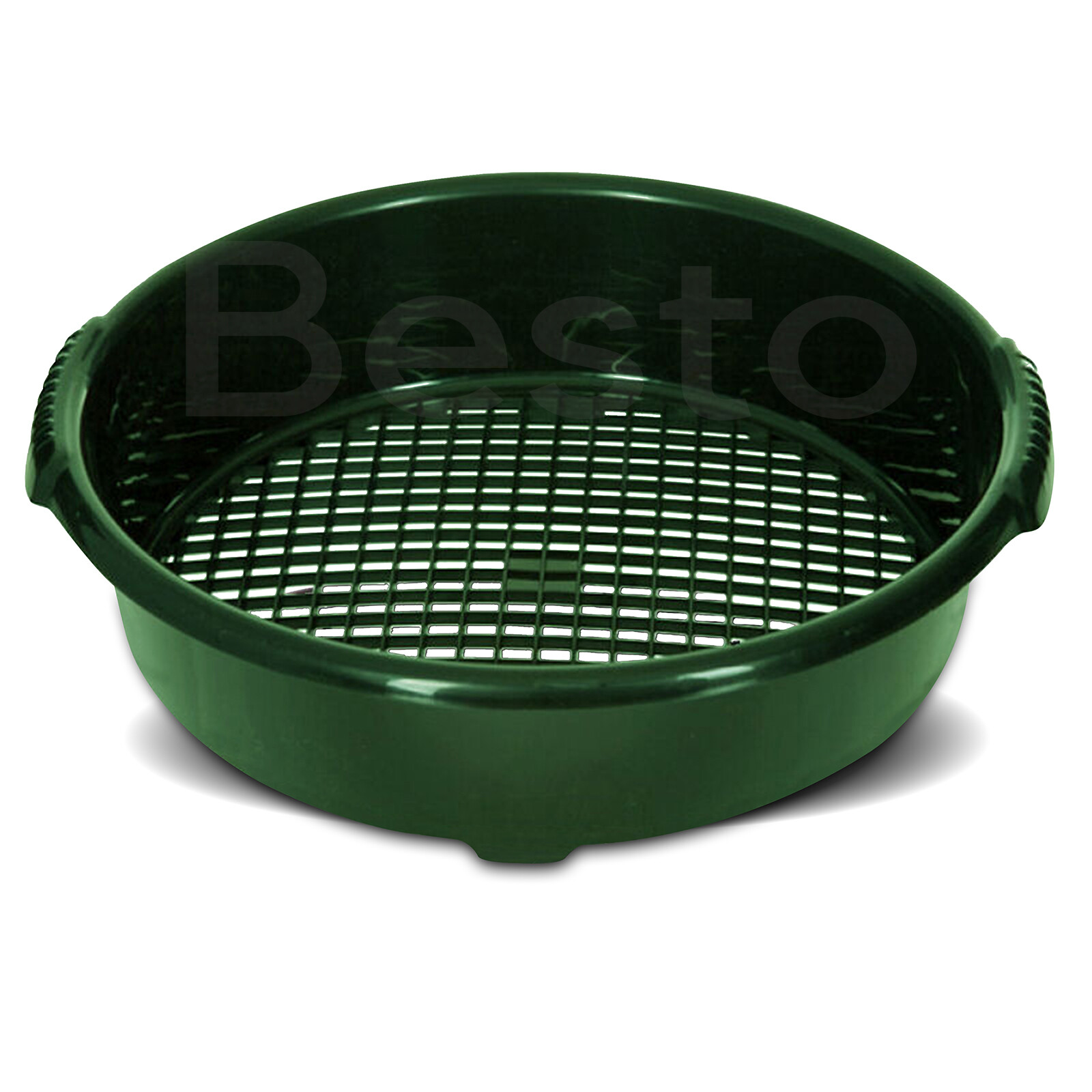 Large Plastic Riddle Sieve Compost Soil Stone Mesh Garden Sifter Tool ...