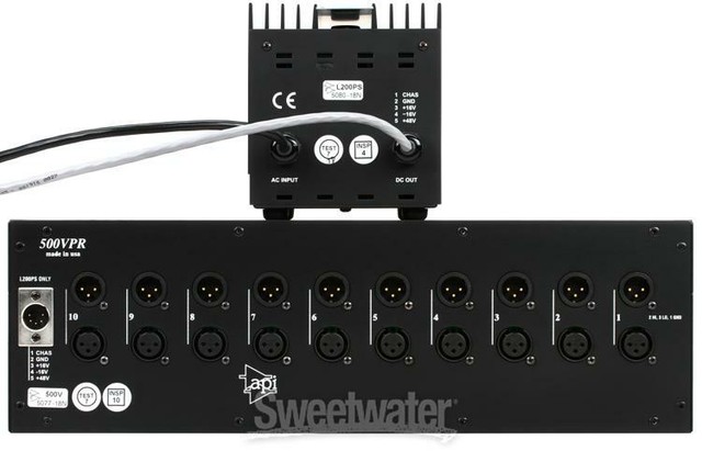 API 500VPR 10 Slot 500 Series Rack With PSU for sale online | eBay
