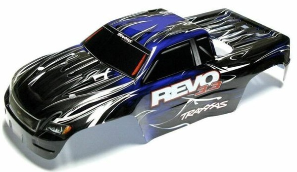 Traxxas NITRO Revo 3.3 Custom Made Carbon Fiber Body Armor Only One ...