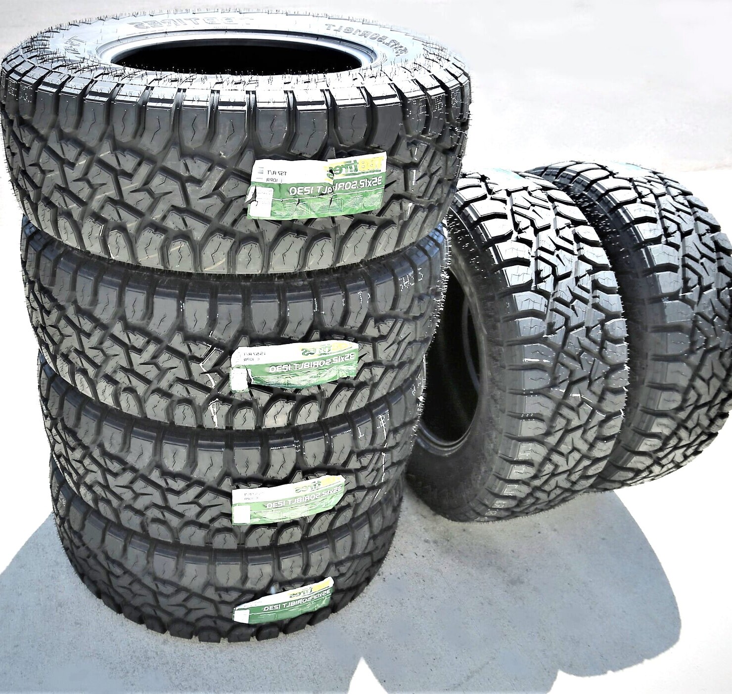 6 Tires LT 35X12.50R18 TBB TS-57 R/T RT Rugged Terrain Load E 10 Ply | eBay