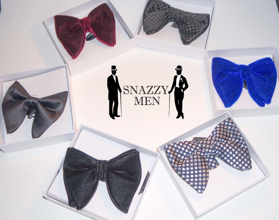 Butterfly Bow Tie - Oversized Bow Tie Velvet Bow Tie, Tuxedo Bow Tie ...