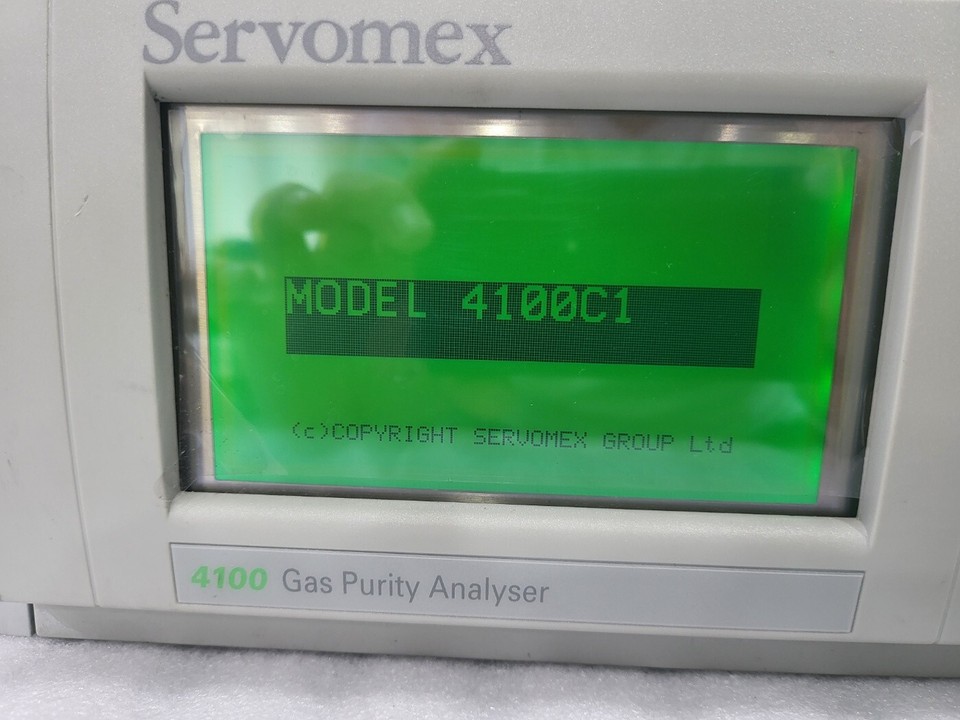 As-Is SERVOMEX 4100 GAS PURITY ANALYSER SERVOMEX 4100 | eBay