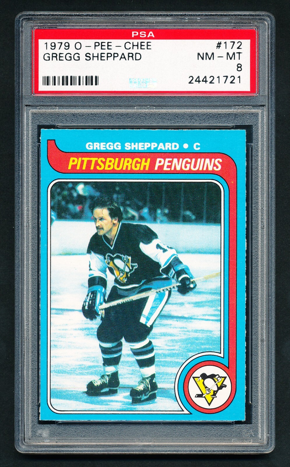 1979 OPC HOCKEY 172 GREGG SHEPPARD PITTSBURGH PENGUINS PSA 8 NM-MINT | eBay