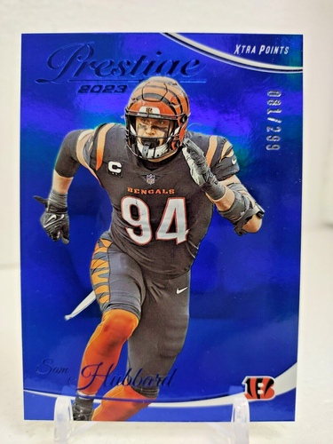 SAM HUBBARD #/299 XTRA POINTS 2023 Panini Prestige Football BLUE #64 ...